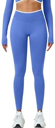 Generic Les pantalons de yoga avec une taille douce et contrast&eacute;e sont parfaits comme couche de base pour lentra&icirc;nement hivernal, le bodyforming et le fitness