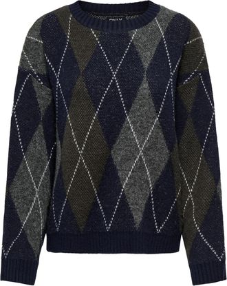 Only Onlrhombus Harlequin Pullover KNT Noos