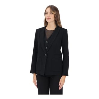 A|X Armani Exchange Schwarze Jacke klassischer Stil - - Jackets - Damen - Schwarzk - L