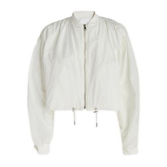 Mant&ugrave; Bomberjacke mit Rei&szlig;verschluss - - Jackets - Damen - Wei&szlig; - 2XS