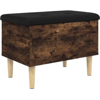 vidaXL Vidaxl - Sitzbank mit Stauraum R&auml;uchereiche 62x42x46 cm Holzwerkstoff