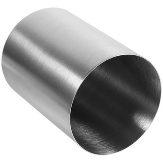 NUOBESTY Edelstahl Trinkbecher Silber Poliert Multifunktional Wasserbecher Saftbecher Zahnputzbecher F&uuml;r Zuhause Party Reise Praktisch Langlebig