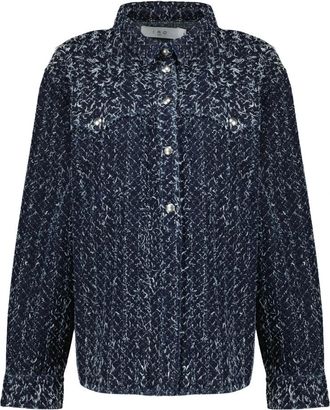Iro Iro, Femme, Blouses et Chemises, Bleu, Taille: 38 FR Velini Overshirt