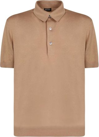 Ermenegildo Zegna Homme, Tops, Beige, Taille: 2XL Polos