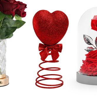 Generic Romantische Herzbaum-Topper - Mini Liebesdekoration Dekoration F&uuml;r Urlaub Valentines, Hochzeitswand Einzugsparty Geburtstagsfeier | Tischdekor, Weihna