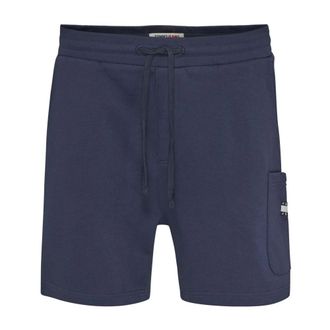 Tommy Jeans Cargo Badge Baumwoll Bermuda Shorts - - Shorts - Herren - Blau - 2XL
