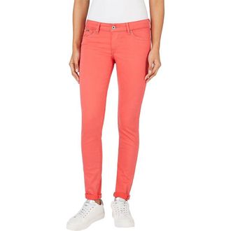 Pepe Jeans London Damen Low Waist Skinny PL211705 Pants, Red (Crispy Red), 29W / 32L