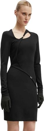 Heliot Emil Heliot Emil, Femme, Robes, Noir, Taille: 38 FR Robe Courte Ajust&eacute;e