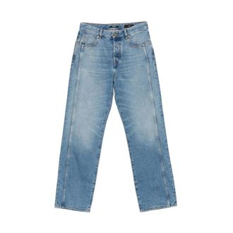 Balmain Gef&auml;rbte Jeans im Loose-Fit-Schnitt - - Jeans - Herren - Blau - W31