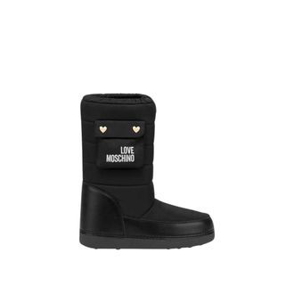 Love Moschino Femme, Chaussures, Noir, Taille: 35 EU Bottes de neige en tissu matelass&eacute;
