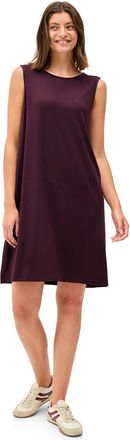 Cecil Damen 1408887 Ärmelloses Jersey-Kleid, Mulberry red, X-Large