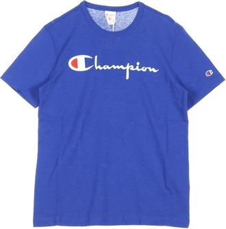 Champion Blaues Crewneck Tee f&uuml;r M&auml;nner - - Tops - Herren - Blau - XL