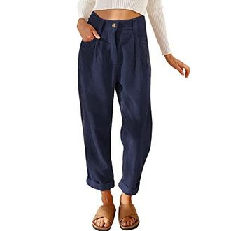 Generic Pantalon Femme Taille &Eacute;lastiqu&eacute;e Personne &Acirc;g&eacute;e en Slim Jogpant Droite Paillette Flanelle Tweed Asym&eacute;trique Mauve Musculation Tunique Vieux Anti Fourr&eacute;