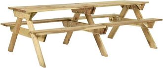 vidaXL Prolenta Premium Picknicktisch mit B&auml;nken 220x122x72 cm