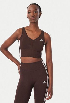 adidas Sport-BH Essentials 3 Stripes Seamless Bralette KZ4107 Braun