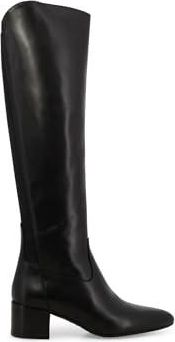 Melluso Bottes femme en cuir noir confortable z368, Noir, 35 EU