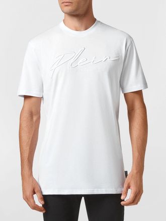 Philipp Plein T-shirt en coton avec logo frontal ton sur ton