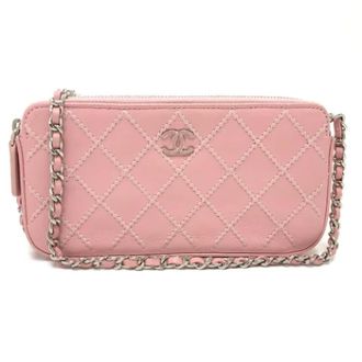 Chanel Pre-owned Leder chanel-taschen - - Pre-owned - Damen - Rosa - ONE SIZE