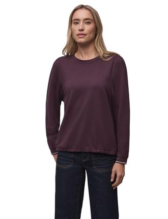 Street One Damen Softes Shirt mit Rippdetails