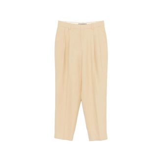 Ralph Lauren Femme, Pantalons, Beige, Taille: 34 FR Dutan Pleated Pantalons