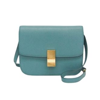 Celine Sac bandouli&egrave;re Box Medium Pre-owned - Femme - Pre-owned - Bleu - Taille: ONE Size