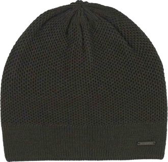 Bugatti Jersey Knit Beanie | Einfarbig OneSize | Unifarben | Aus Kunstfaser Charcoal