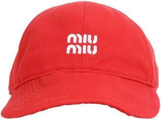 Miu Miu Denim Baseball Cap
