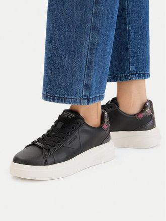 Guess Sneakers FLPE11 LEA12 Schwarz
