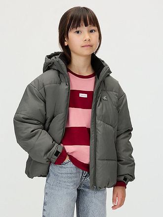 Calvin Klein Steppjacke - Granite Gray - M&auml;dchen - 10