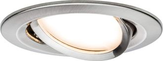 Paulmann 92958 SmartHome Zigbee Einbauleuchte LED Coin Nova Plus 1x6,5W dimmbar Eisen gebürstet