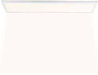 Brilliant LED Deckenaufbau-Paneel | 25 x 96 cm | Wand- & Deckenpanel mit Memory Funktion & Timer | dimmbar per Fernbedienung | CCT | 3000 lm | 3000-6500 K | aus