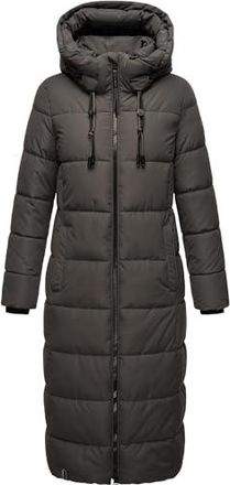 Marikoo Nadeshikoo Manteau dhiver chaud matelass&eacute; pour femme avec capuche amovible XVI XS-5XL, anthrazit, S