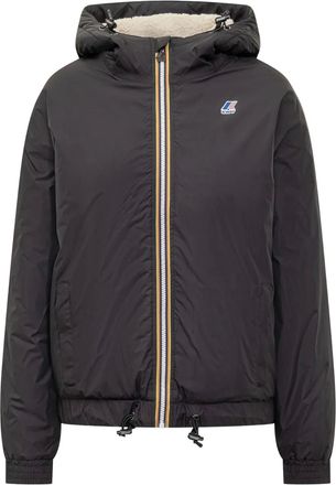 K-Way Albine Kapuzenjacke - Schwarz