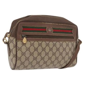Gucci Sac bandouli&egrave;re en toile GG Pre-owned - Femme - Pre-owned - Beige - Taille: ONE Size