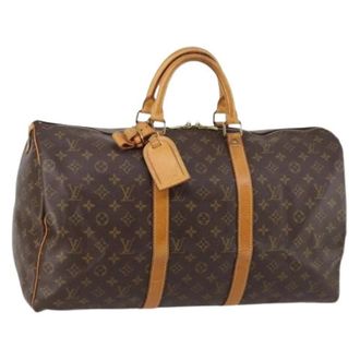 Louis Vuitton Pre-owned Vintage Canvas Weekend Bag - - Pre-owned - Damen - Braun - ONE SIZE