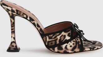 Amina Muaddi Sandales &agrave; Talons AMINA MUADDI Femme couleur Savane