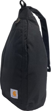 Carhartt Work in Progress Uni-Erwachsene Strapazierfähige Schultertasche, Seitlicher Schnalle, Tablet-hülle und Verstellbarem Riemen Sling, Crossbody-Rucksack (schwarz), One Si