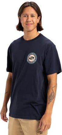 Quiksilver T-Shirt Manche Courtes Circle Back SS Homme Noir S