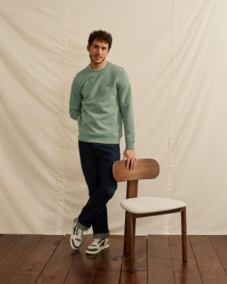 Faguo Sweat col rond kaki