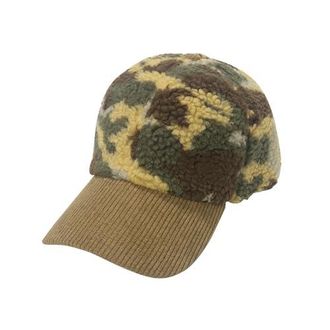 Generic Casquettes de baseball en laine dagneau chaude dhiver en polaire pour homme, jaune, M