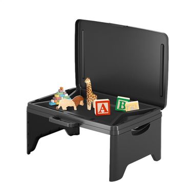 Generico Multifunktionaler Klapptisch - Computerständer für den Schreibtisch | Klappbarer Laptoptisch mit Griff - Vielseitiger Fahrzeugsitztablett