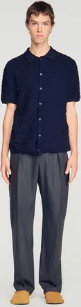 Sandro Cardigan en maille &eacute;ponge