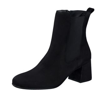 Paul Green Damen Stiefelette, Frauen Chelsea Boots,uebergangsschuhe,uebergangsstiefel,schlupfstiefel,hoch,stiefel,bootee,Schwarz (BLACK),40 EU / 6.5 UK