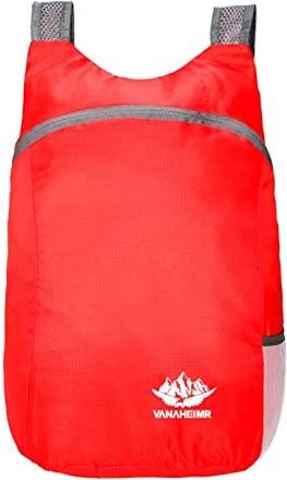 Generic Sac &agrave; dos de cyclisme, sac &agrave; dos l&eacute;ger, sac &agrave; dos de voyage, sac &agrave; dos de sport de grande capacit&eacute; pour femme avec portefeuille et sac &agrave; dos, Rouge, t