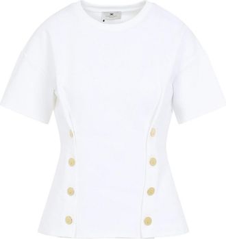 Elisabetta Franchi T-Shirt - Blanc