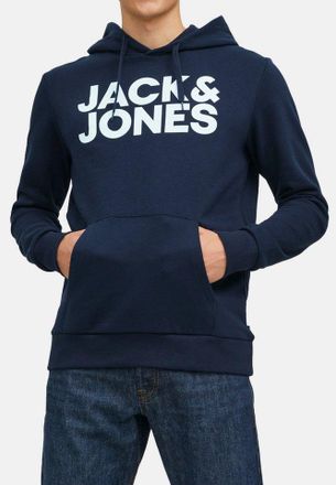 Jack & Jones Hoodie Corp (1-tlg) Sweatshirt / Hoodie - Baumwolle - Atmungsaktiv