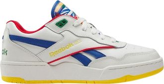 Reebok 4000 II Sneaker f&uuml;r Damen, Leder (Wei&szlig;/Blau)
