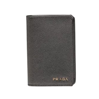 Prada Porte-cartes Pre-owned - Femme - Pre-owned - Noir - Taille: ONE Size