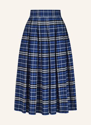 Helene Galwas Ausgestellter Midirock blau