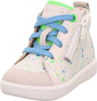 Superfit Jungen Supies Lauflernschuh, Wei&szlig; Hellblau 1000, 22 EU
